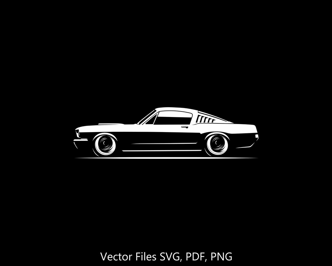1965 Mustang Shelby GT350 Car Svg Clipart Vector Clip Art Graphics ...