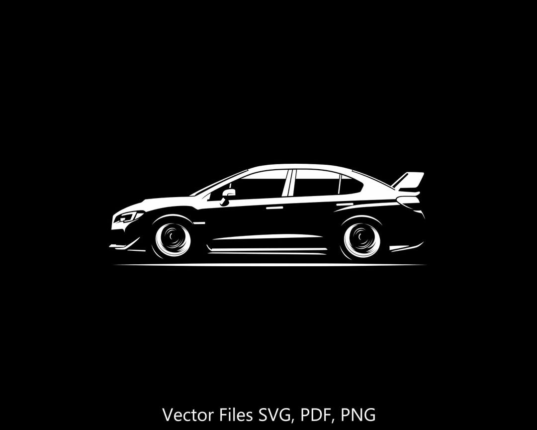 2015 WRX STI Car Svg Clipart Vector Clip Art Graphics Image Cut for ...