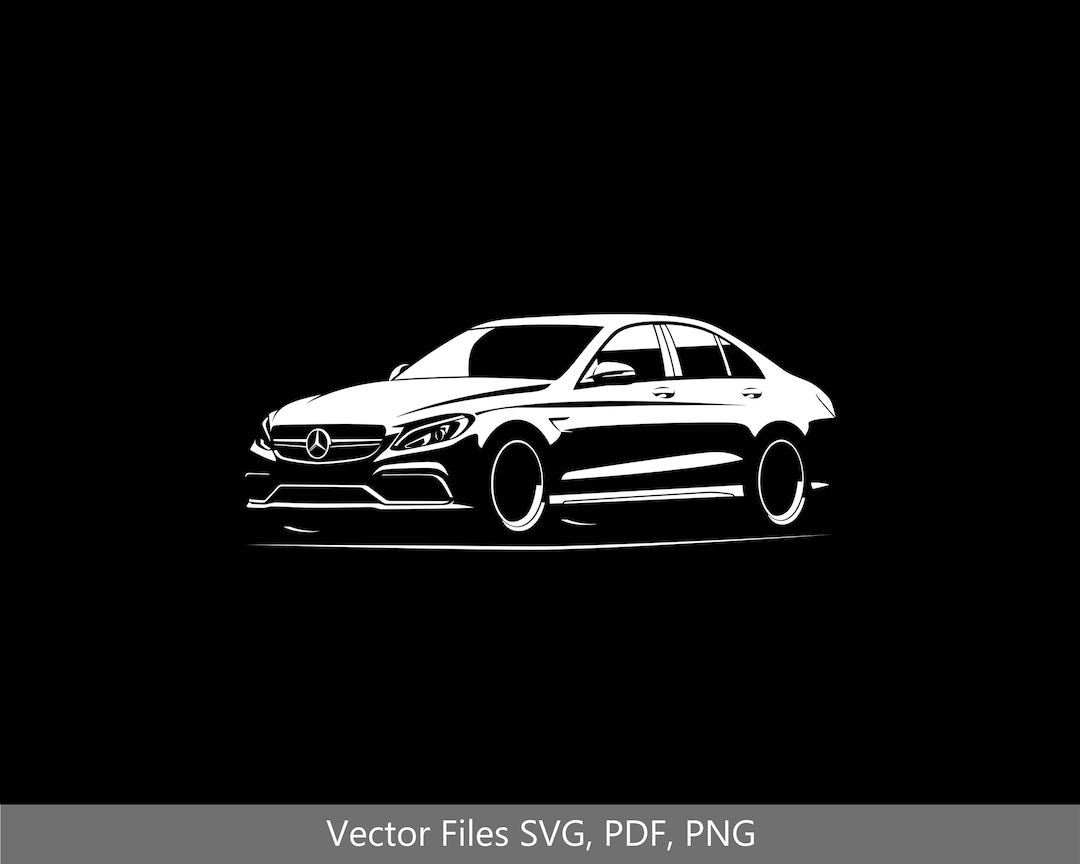 2017 AMG C63 Car Svg Clipart Vector Clip Art Graphics Image Cut for ...