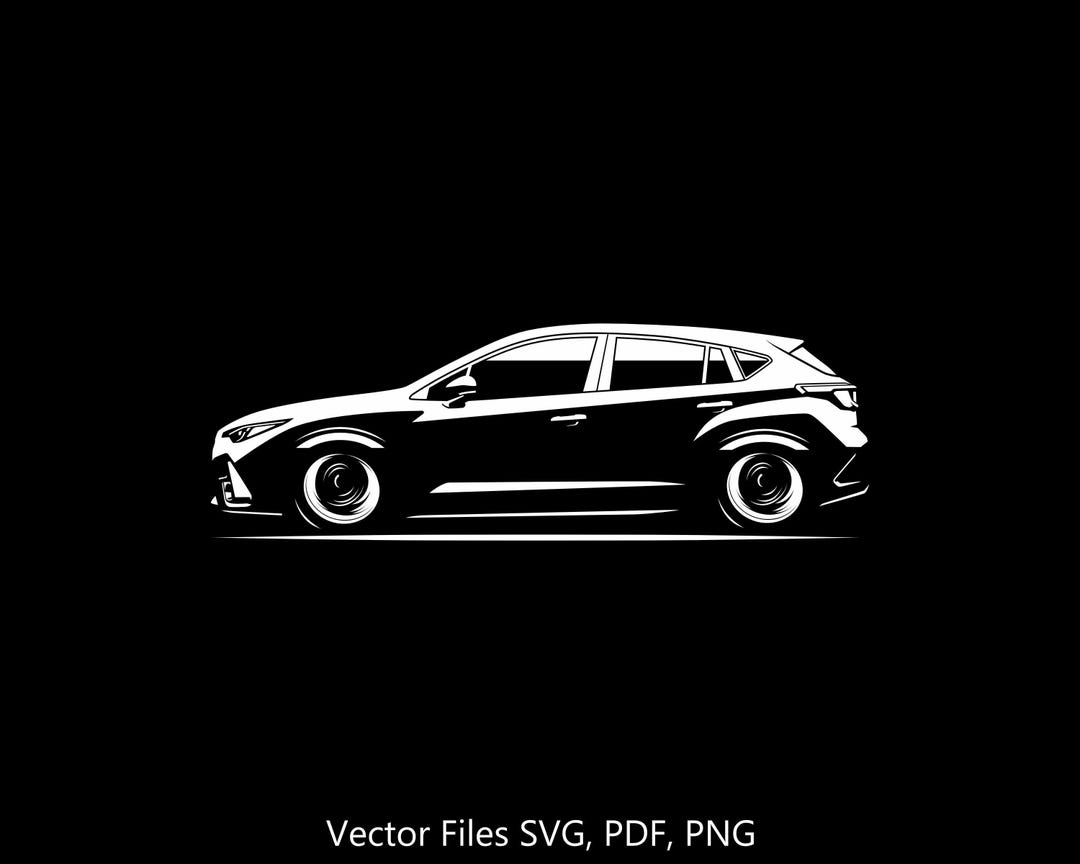 2024 Impreza Car Svg Clipart Vector Clip Art Graphics Image Cut for ...