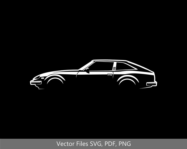 280ZX S130 Car Svg Clipart Vector Clip Art Graphics Image Cut for ...