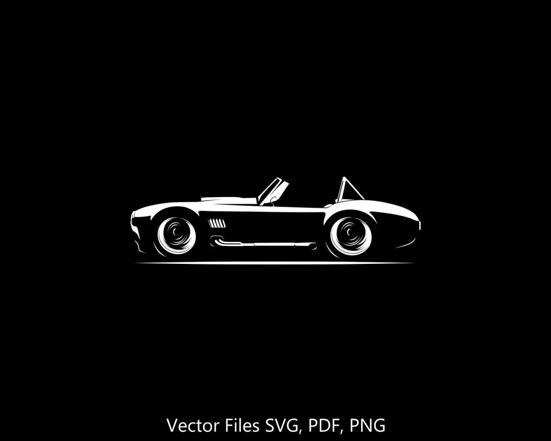1965 Shelby Cobra 427 Roadster Car Svg Clipart Vector Clip Art Graphics ...