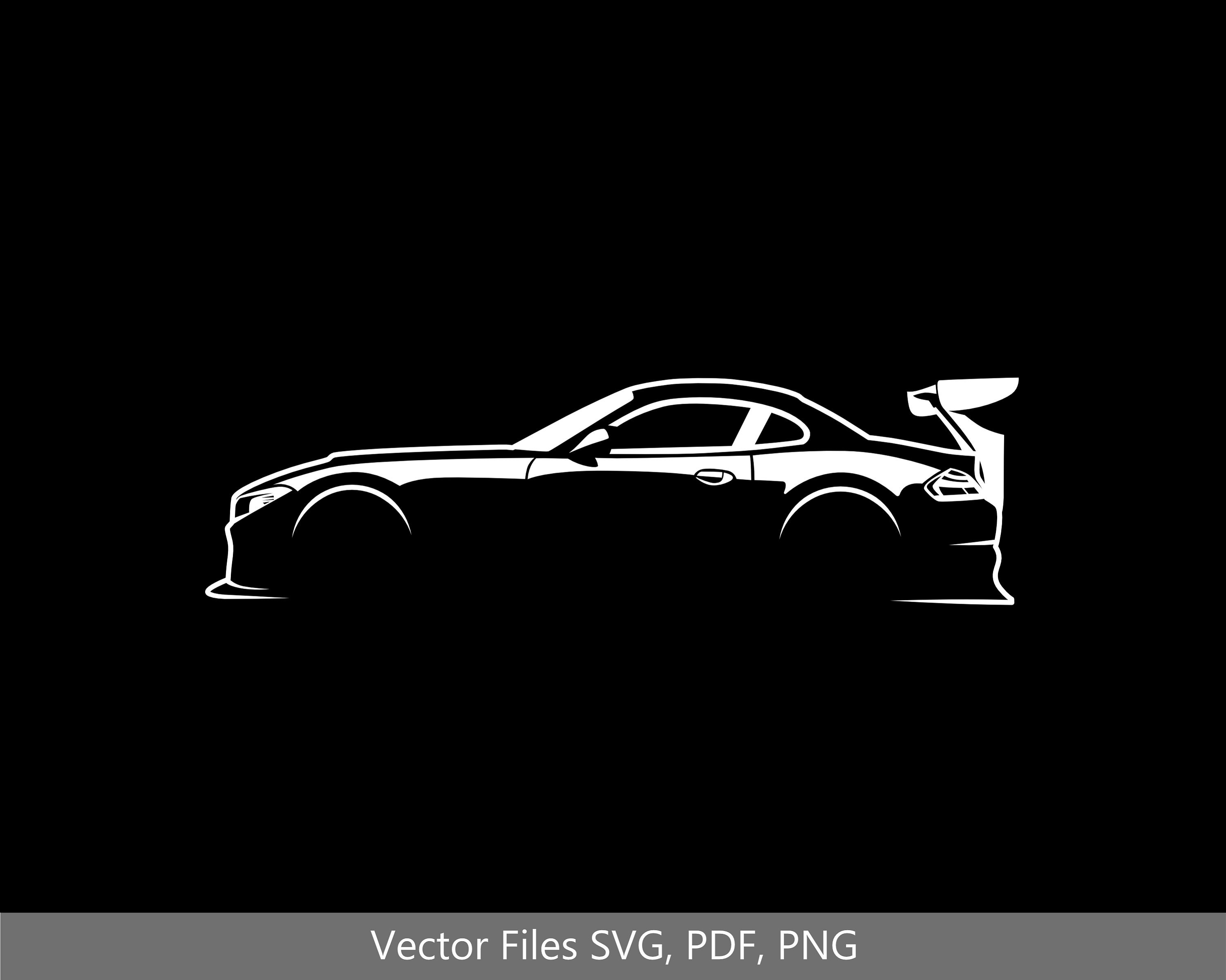 Z4 GT3 Silhouette Vector Graphic Clipart for Cricut Png Pdf Svg - Etsy