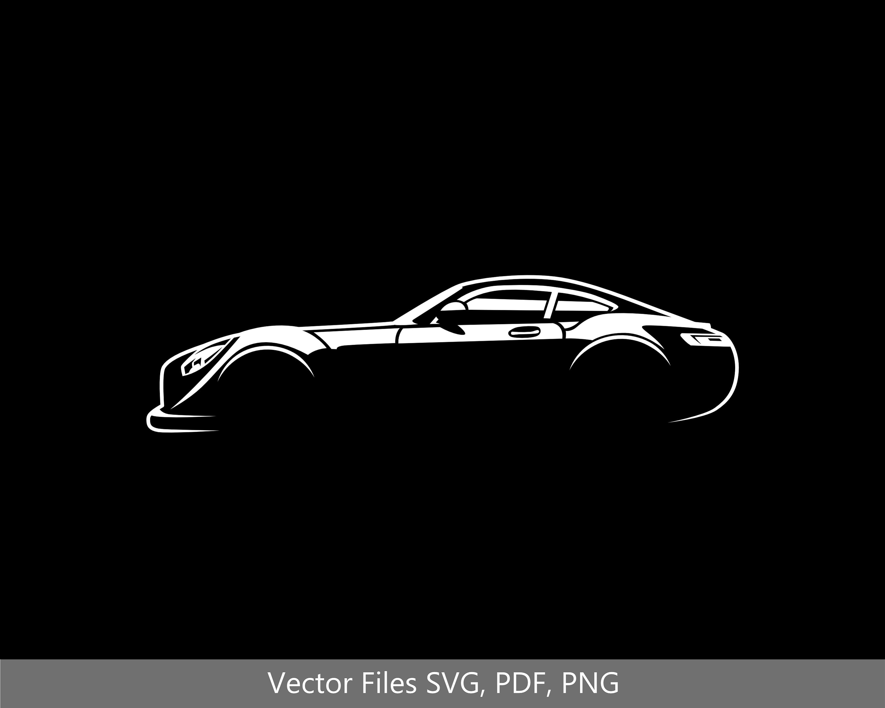 AMG GT S Car Svg Clipart Vector Clip Art Graphics Image Cut for Cricut ...