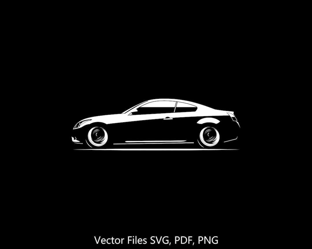 2013 G37 Coupe Car Svg Clipart Vector Clip Art Graphics Image Cut for ...