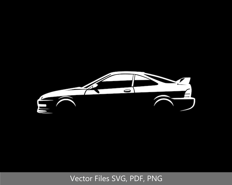 Integra dc2 Auto svg Clipart Vektor Clip Art Grafik Bild für Cricut ...
