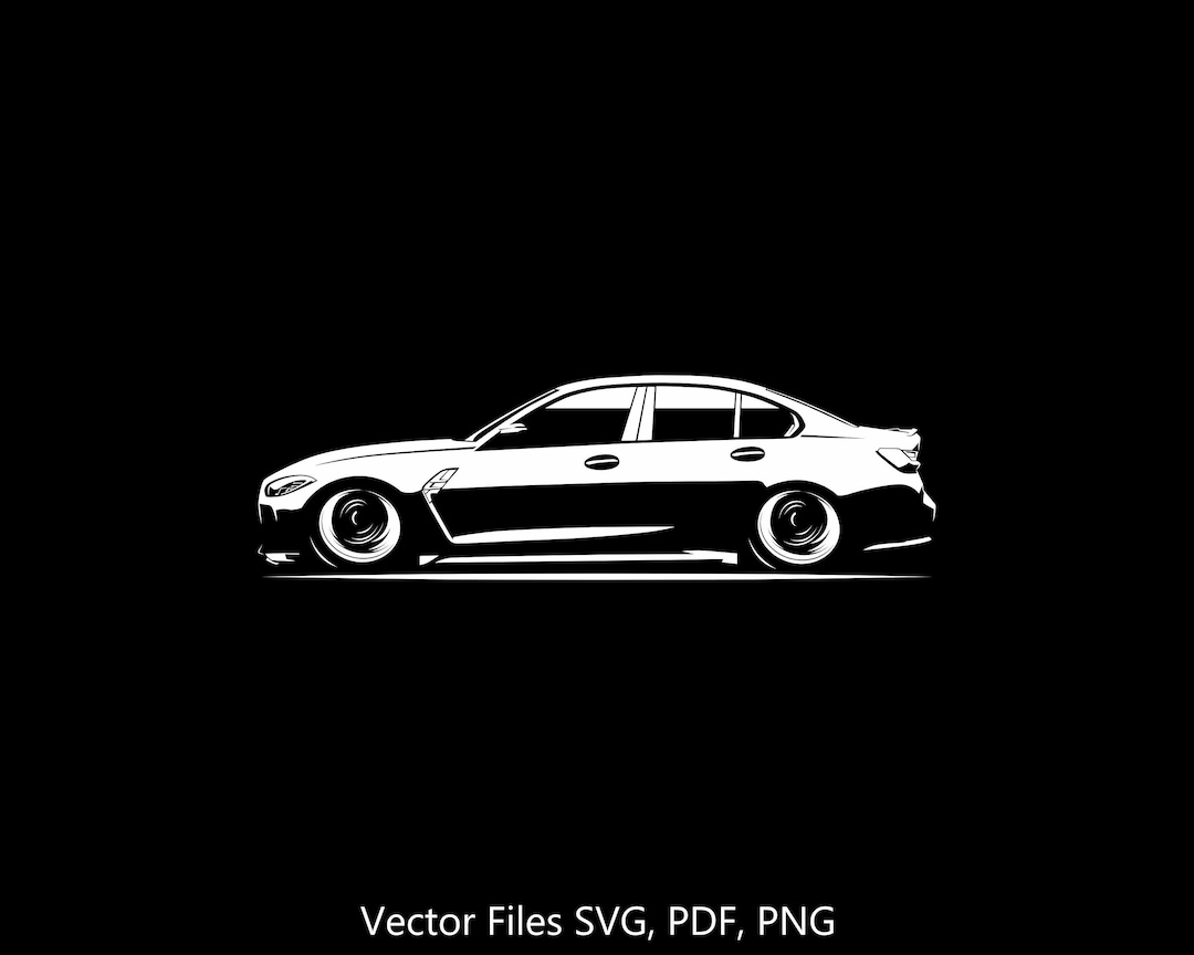 2020-2024 M3 G80 Generation Car Svg Clipart Vector Clip Art Graphics ...