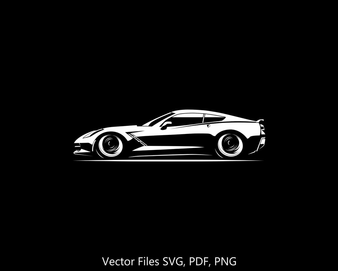 2014-2019 Corvette C7 Car Svg Clipart Vector Clip Art Graphics Image ...