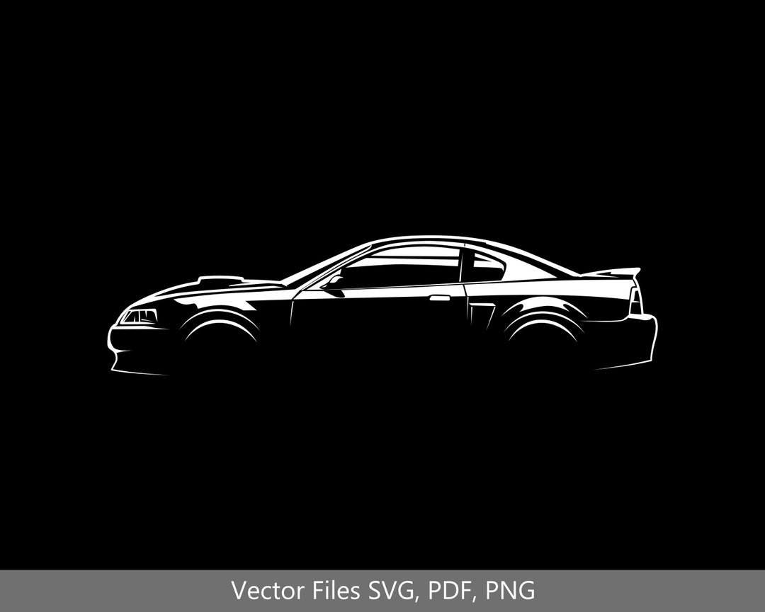 2004 Mustang Mach 1 Car Svg Clipart Vector Clip Art Graphics Image Cut ...