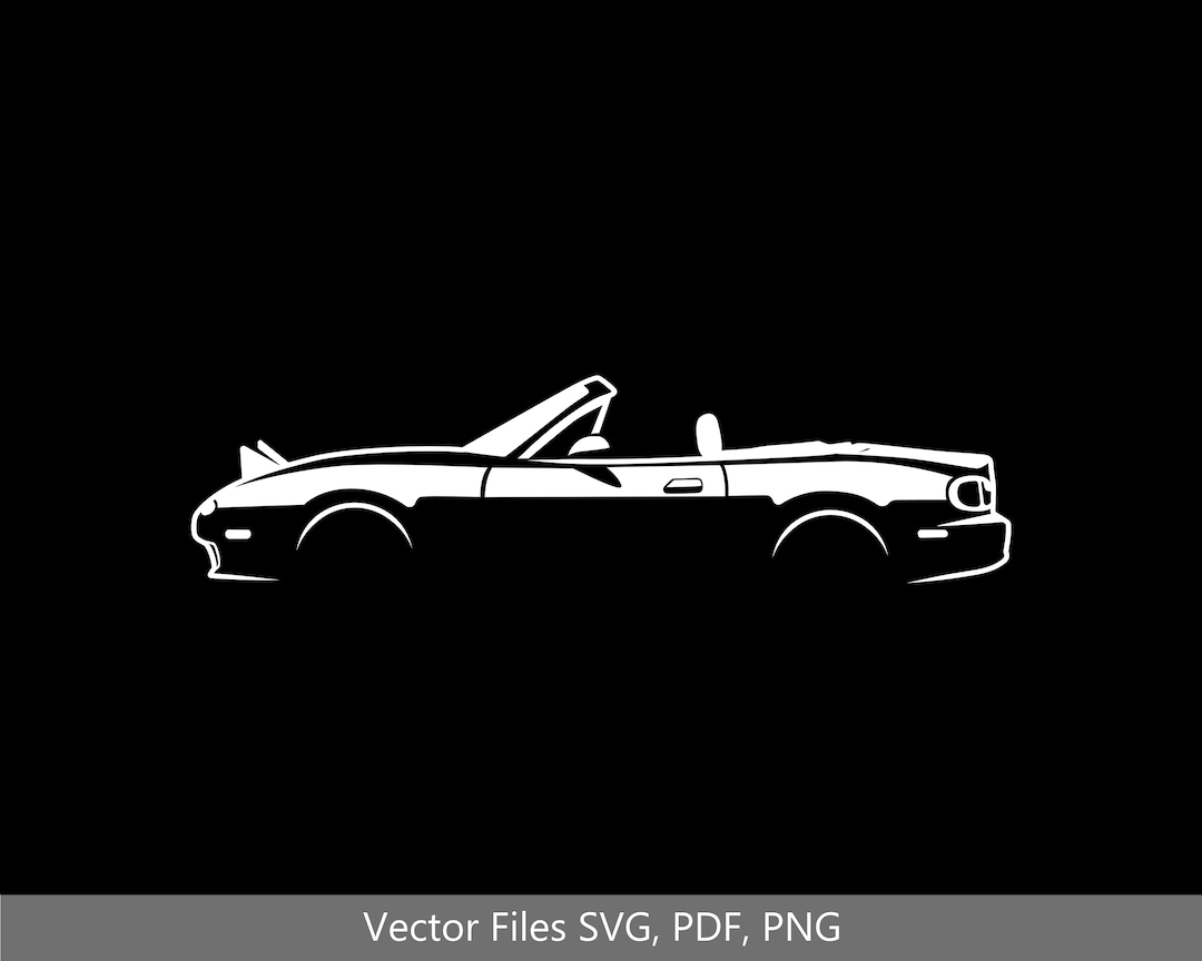 MX 5 NA Miata Car Svg Clipart Vector Clip Art Graphics Image Cut for ...