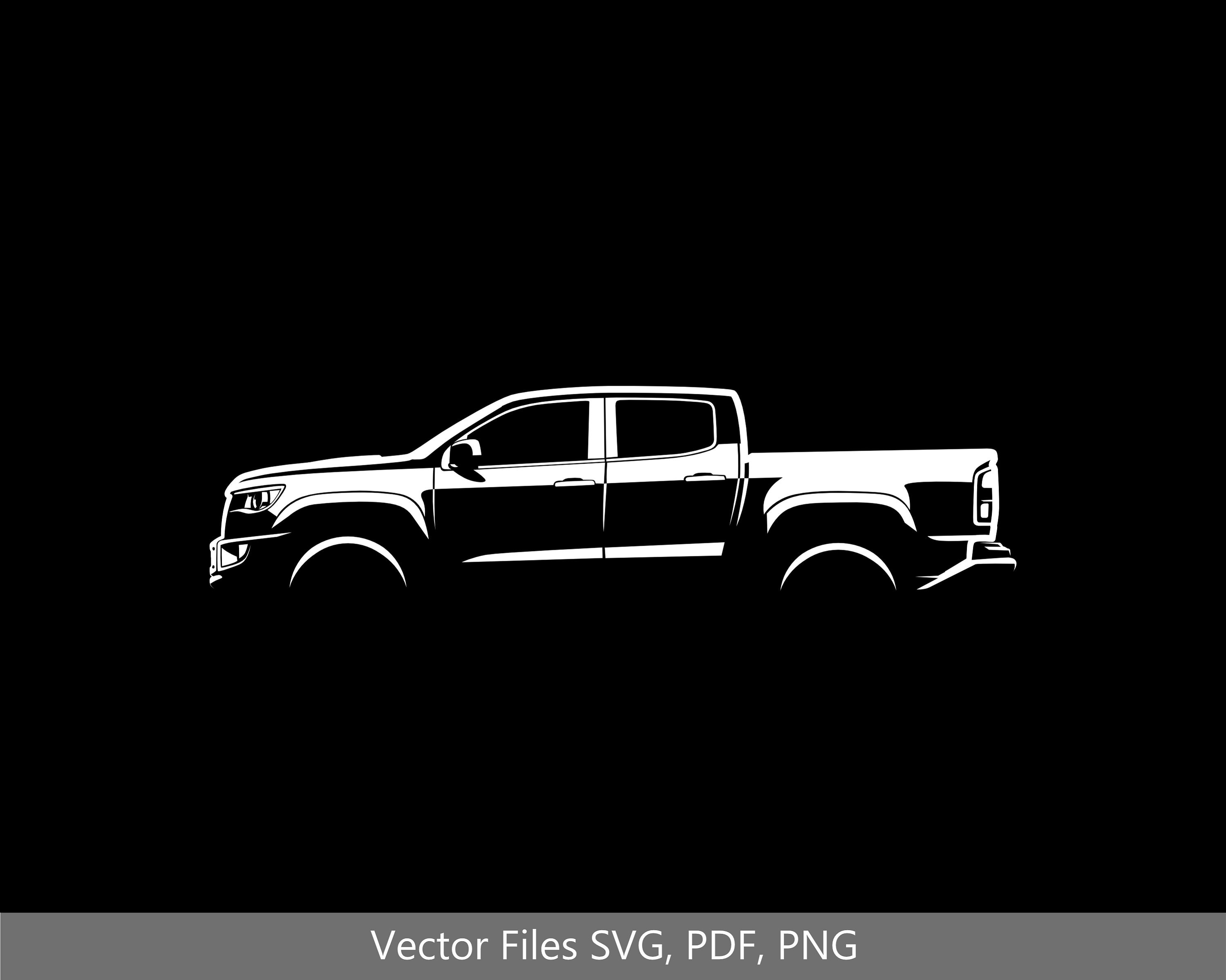 Colorado ZR2 Car Svg Clipart Vector Clip Art Graphics Image Cut for ...