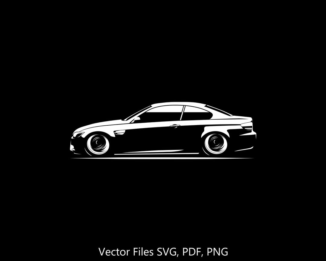 2007-2013 M3 E92 Generation Car Svg Clipart Vector Clip Art Graphics ...