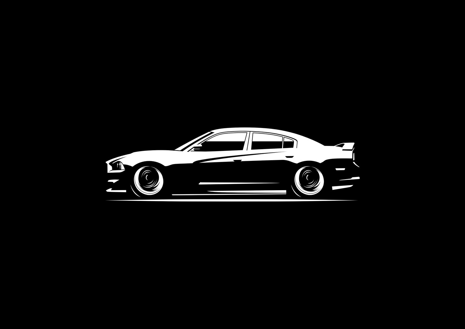 2018 Charger SRT8 Car Svg Clipart Vector Clip Art Graphics Image Cut ...