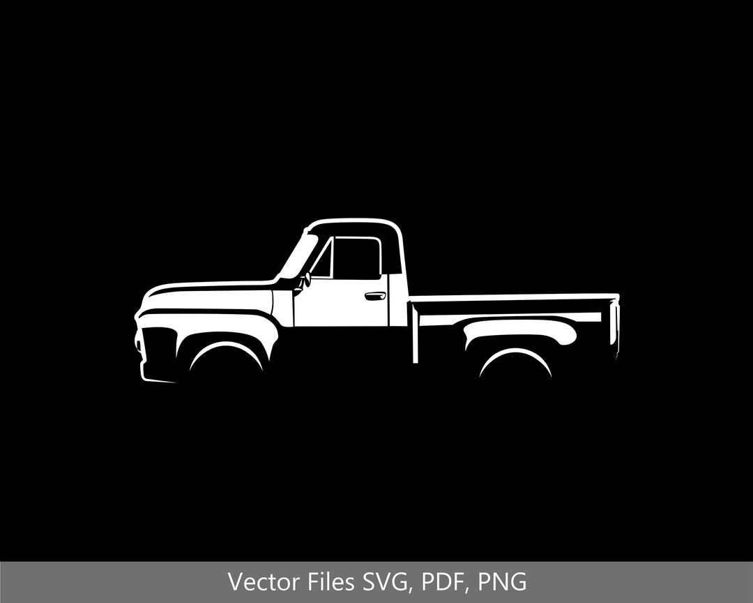 1953 F100 Car Svg Clipart Vector Clip Art Graphics Image Cut for Cricut ...