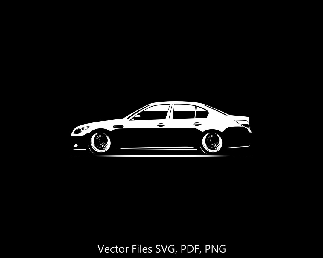 2005 E60 M5 Car Svg Clipart Vector Clip Art Graphics Image Cut for ...