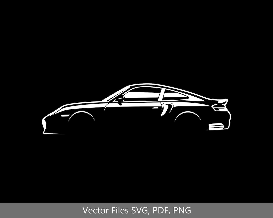 996 Turbo Turbo Silhouette Vector Graphic Clipart for Cricut - Etsy