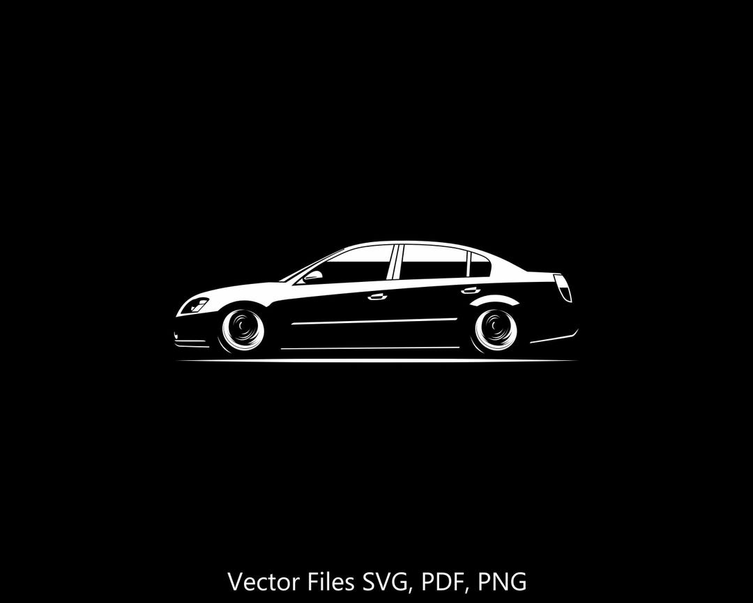 2005 Altima Car Svg Clipart Vector Clip Art Graphics Image Cut for ...