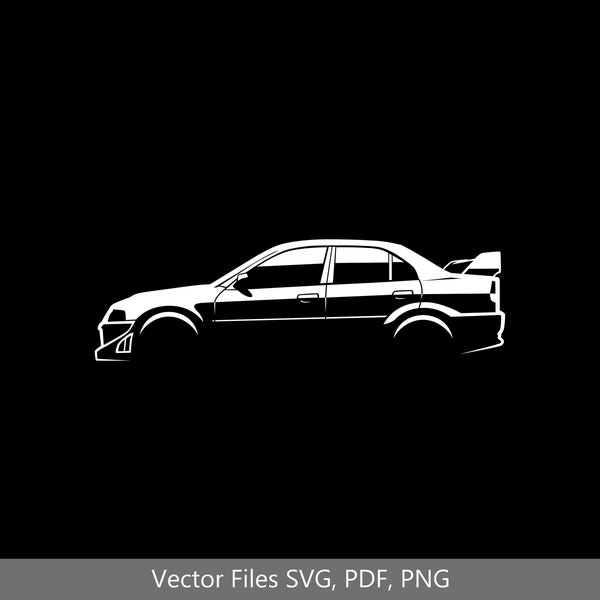 Lancer Evo Svg - Etsy