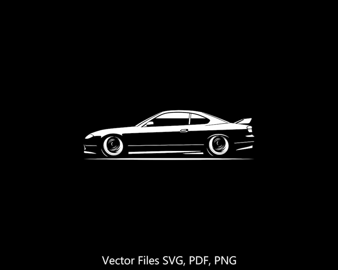 1999-2002 Silvia S15 Car Svg Clipart Vector Clip Art Graphics Image Cut ...