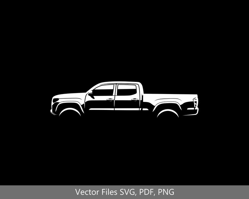 2021 Tacoma Silhouette Vector Graphic Clipart for Cricut Png - Etsy