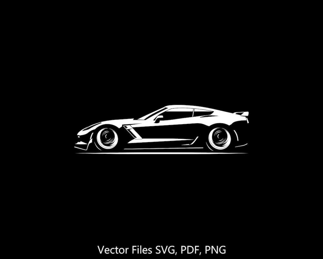 2017 Corvette Z06 Car Svg Clipart Vector Clip Art Graphics Image Cut ...