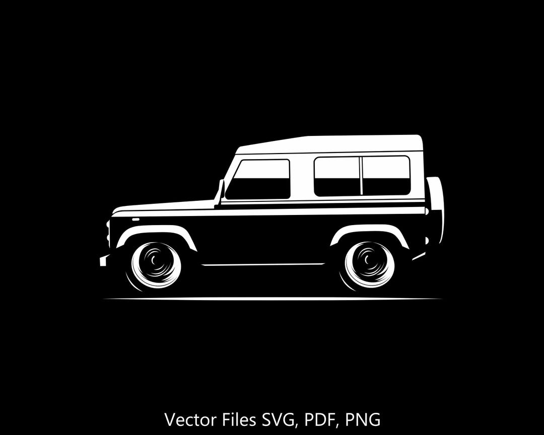 1985 Defender D90 Car Svg Clipart Vector Clip Art Graphics Image Cut ...