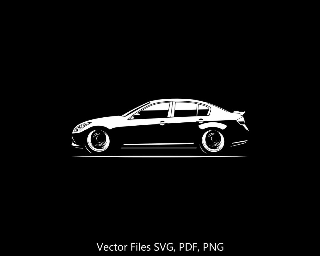 2012 G37 Car Svg Clipart Vector Clip Art Graphics Image Cut for Cricut ...