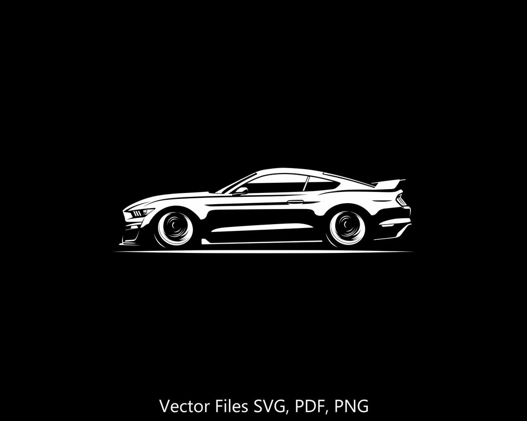 2021 Mustang Shelby GT500 Car Svg Clipart Vector Clip Art Graphics ...