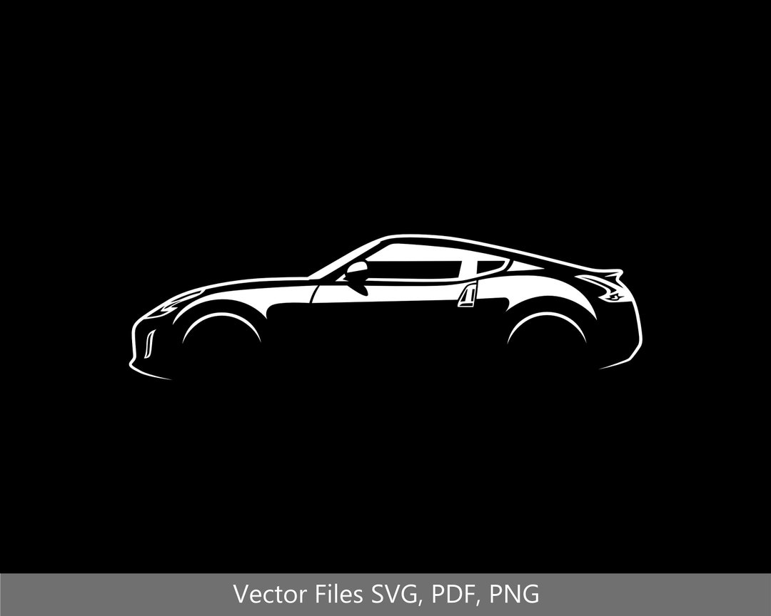 240z Car Svg Clipart Vector Clip Art Graphics Image Cut for Cricut ...