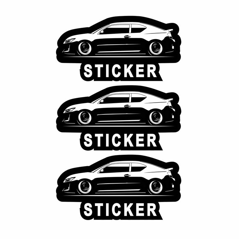2015 Scion TC Car Svg Clipart Vector Clip Art Graphics Image Cut for ...