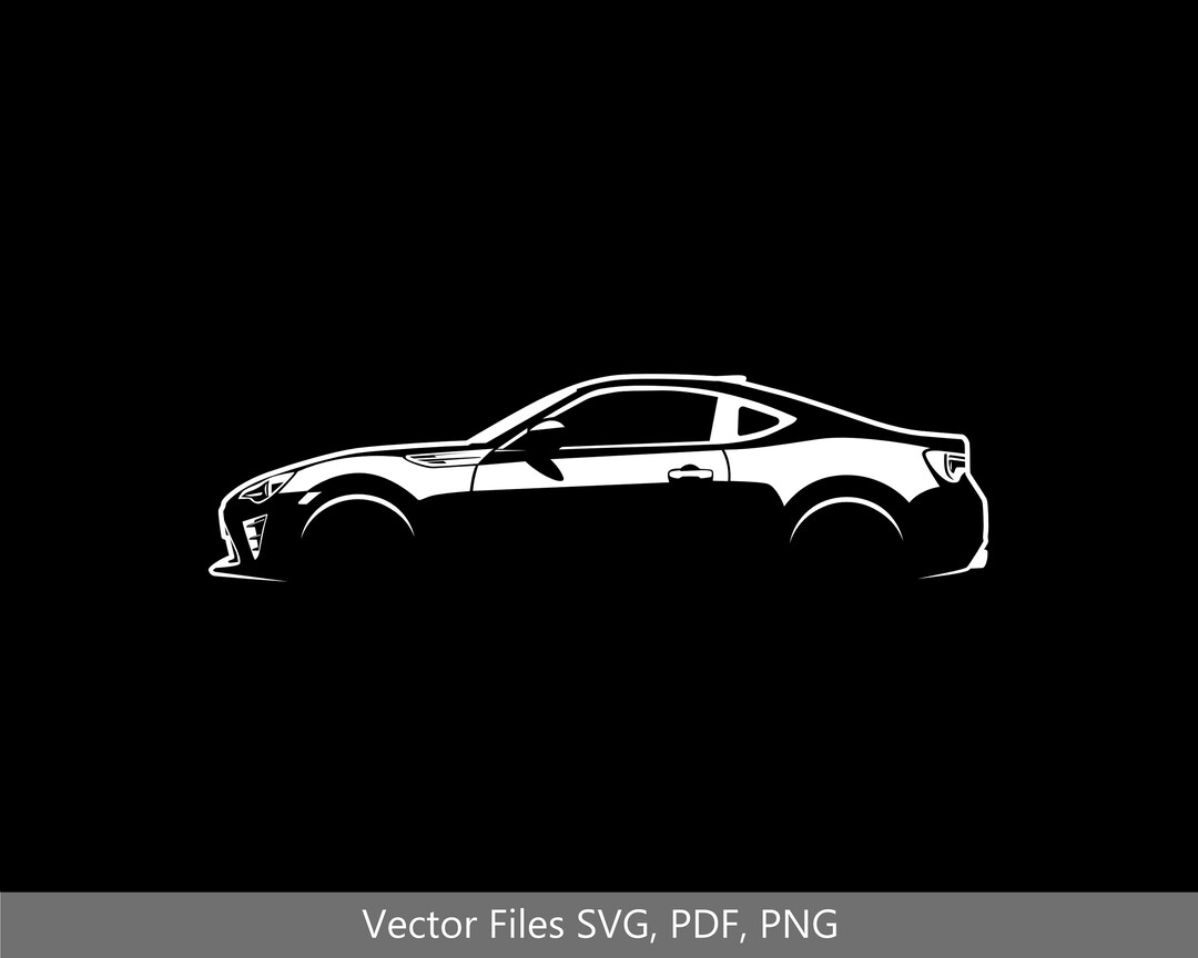 2020 GT 86 Car Svg Clipart Vector Clip Art Graphics Image Cut for ...