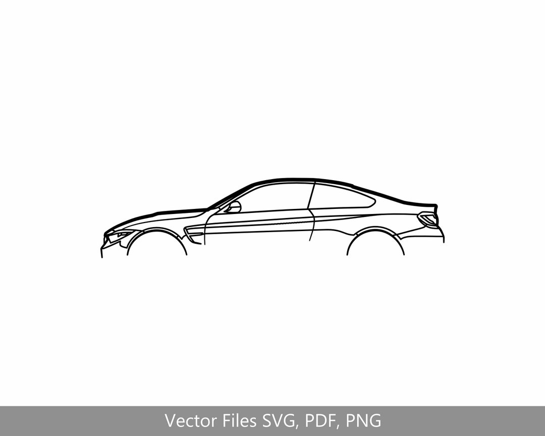 M4 CS Coupe Car Svg Clipart Vector Clip Art Graphics Image Cut for ...