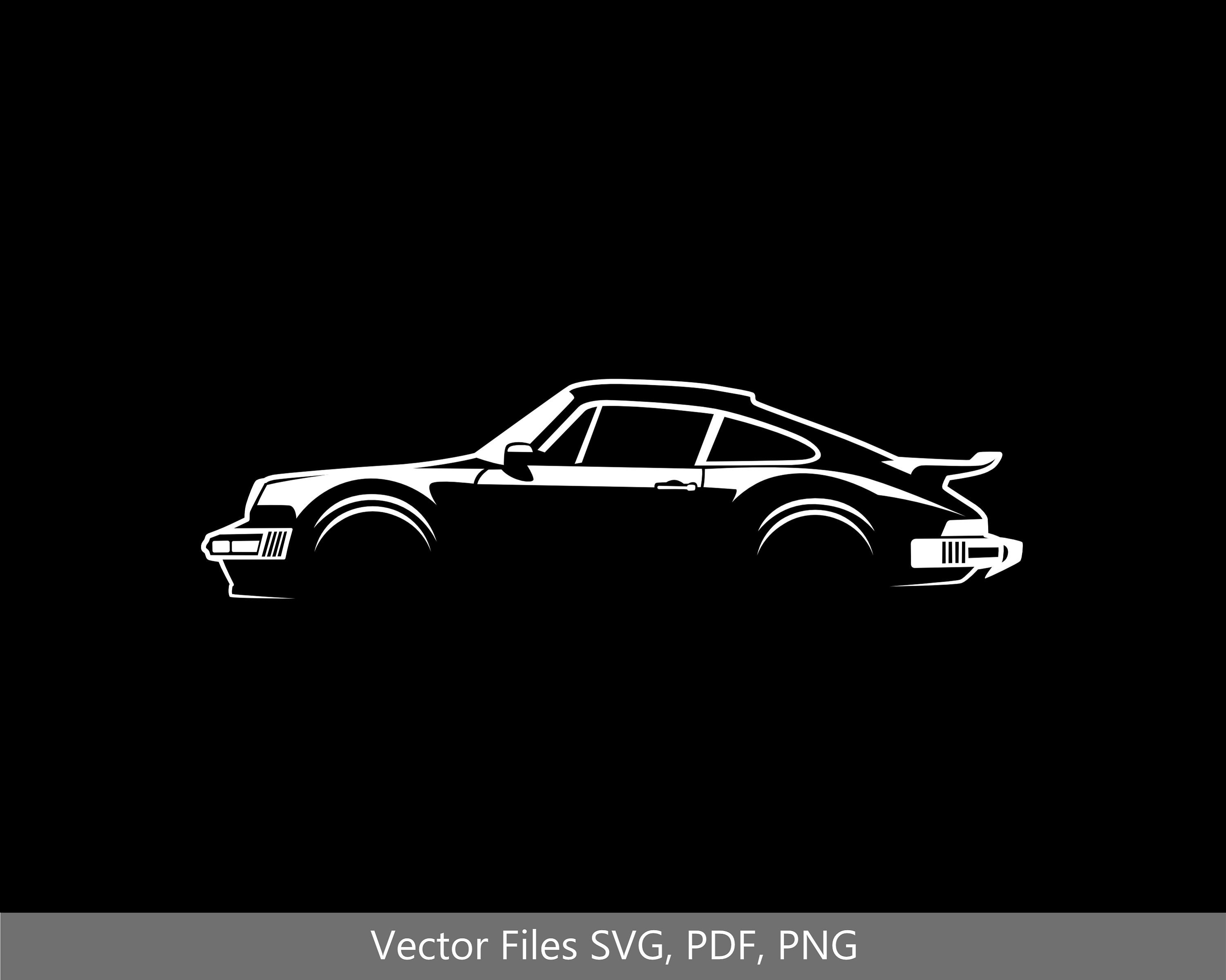 Porsche Vector Silhouette