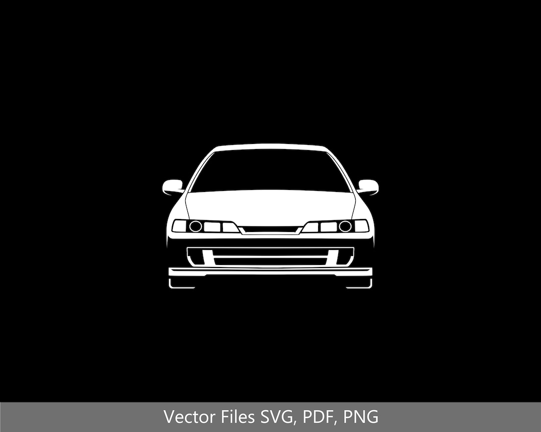 Integra Dc2 Car Svg Clipart Vector Clip Art Graphics Image Cut for ...
