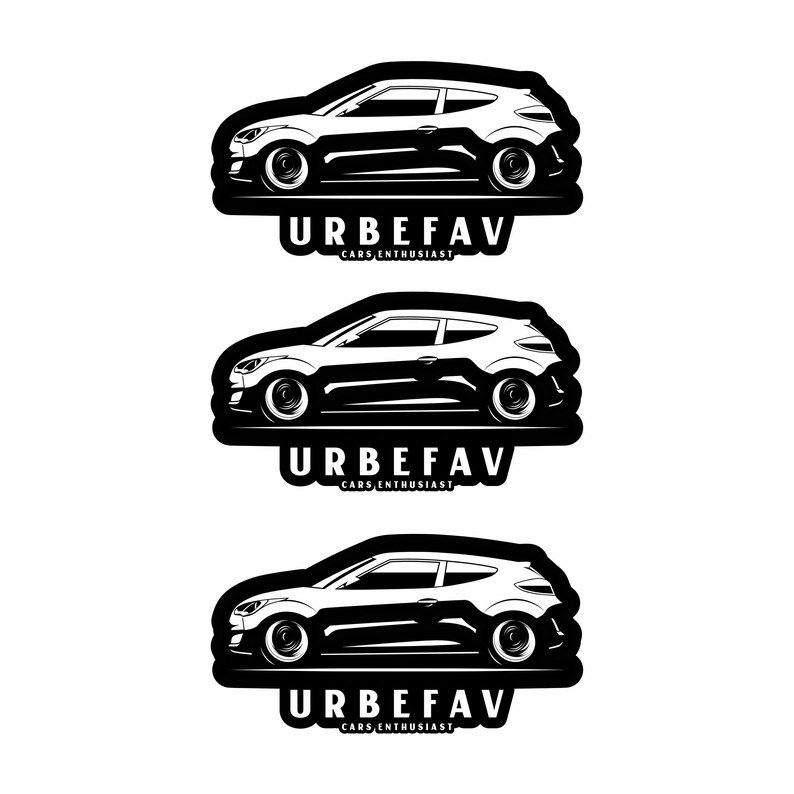 2017 Veloster Car Svg Clipart Vector Clip Art Graphics Image Cut for ...