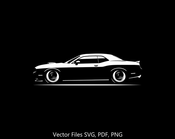 2020 Challanger Scat Pack 392 Car Svg Clipart Vector Clip Art Graphics ...