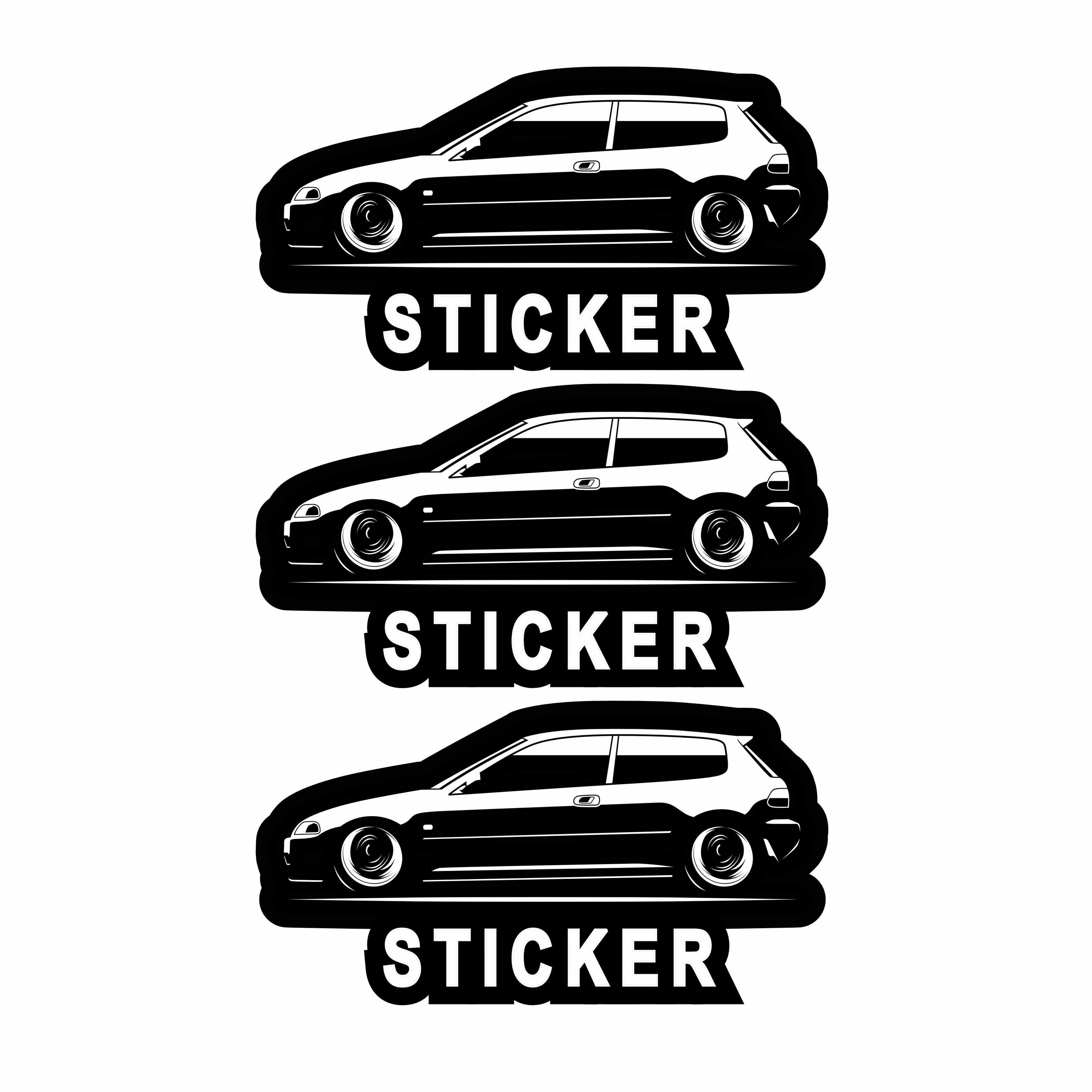 1991 Civic EG6 Sir Car Svg Clipart Vector Clip Art Graphics Image Cut ...