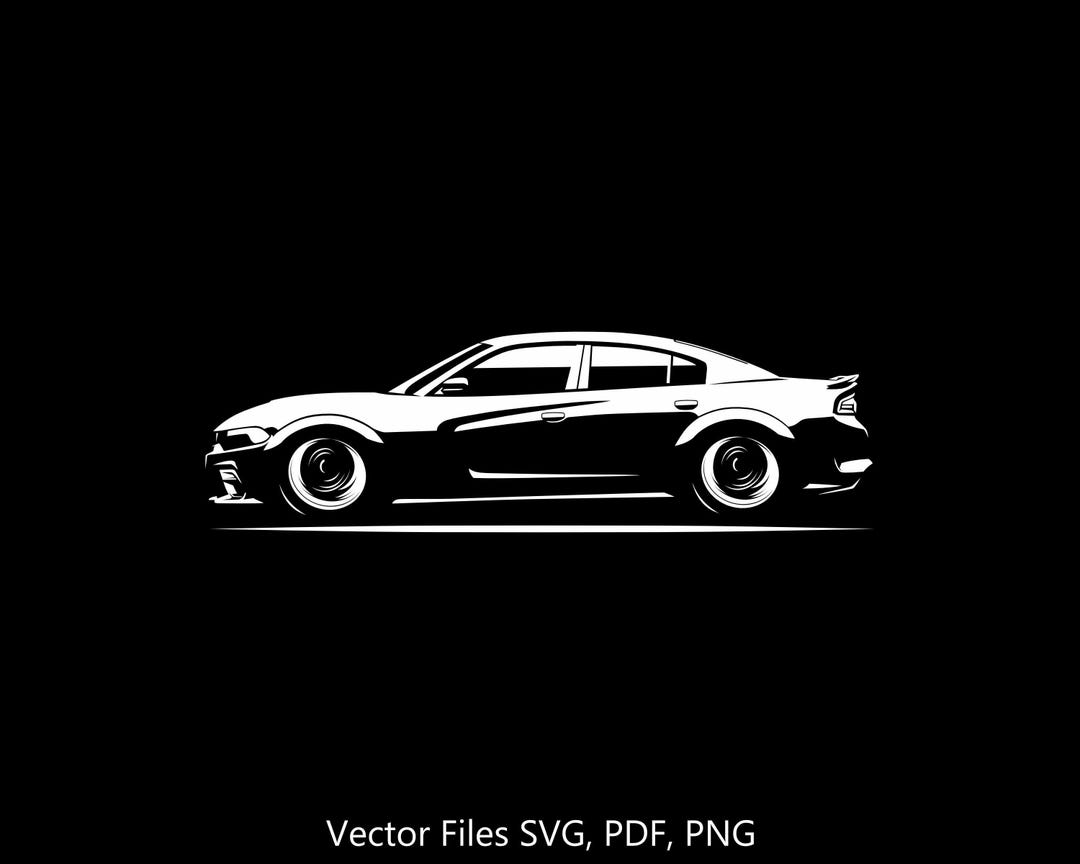 2021 Charger 392 Scat Pack Car Svg Clipart Vector Clip Art Graphics ...