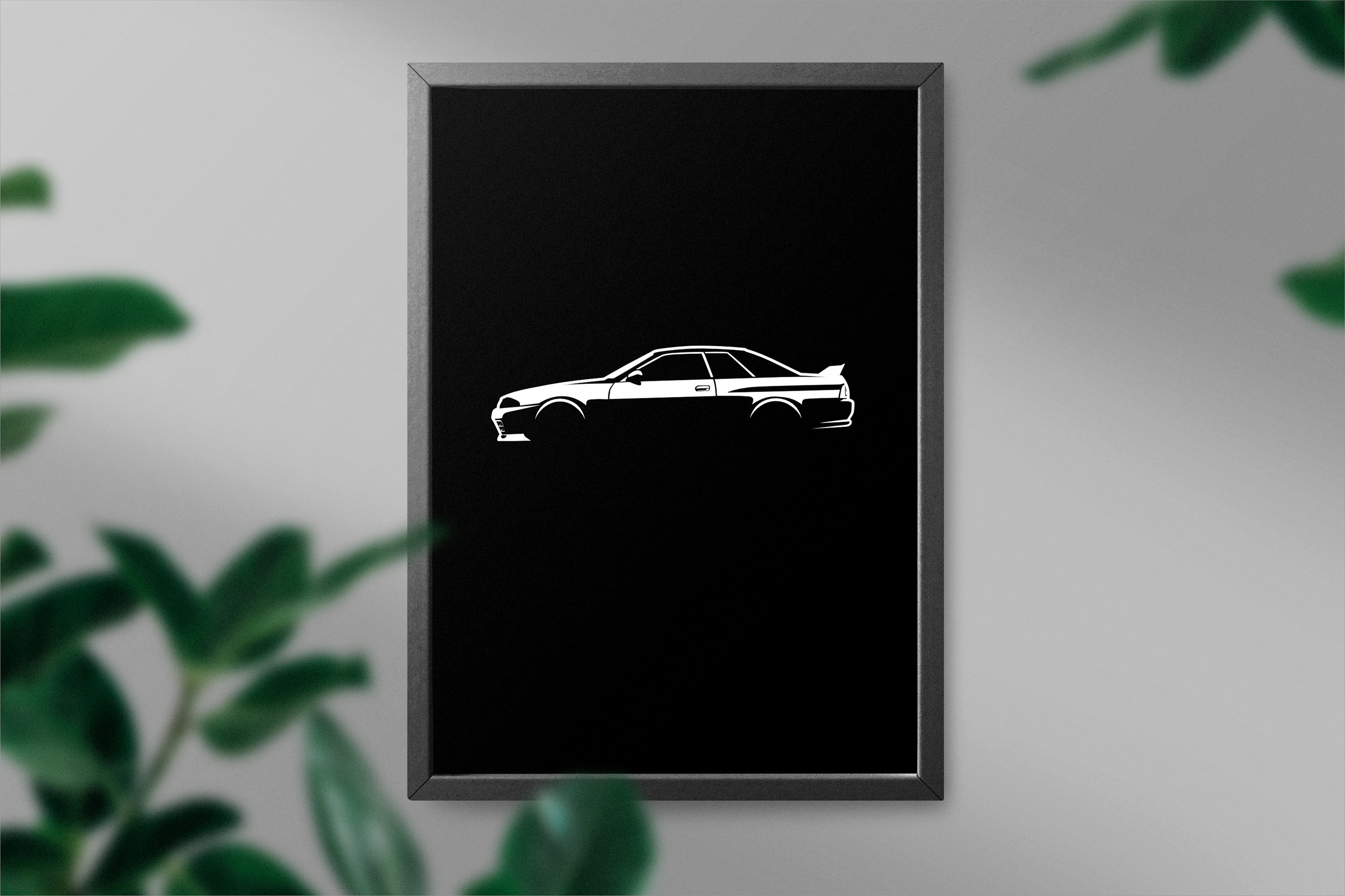 Skyline R32 Gtr Silhouette Vector Graphic Clipart for Cricut Png Pdf ...