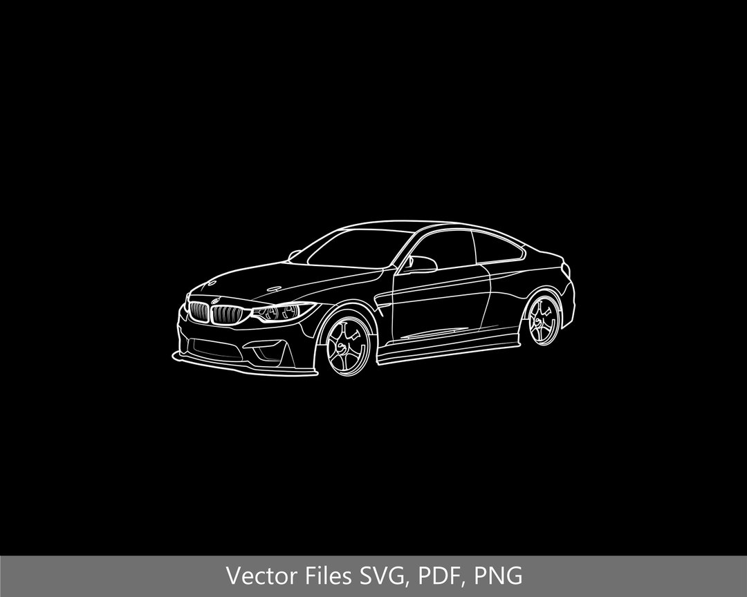 M4 CS Coupe Car Svg Clipart Vector Clip Art Graphics Image Cut for ...