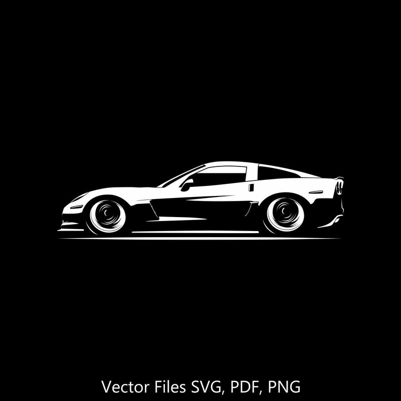 Corvette Automotive Svg - Etsy UK