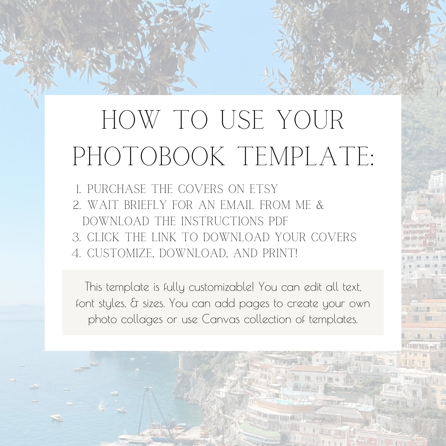 Italy Travel Photobook Covers | Customizable Coffee Book Table, Travel ...