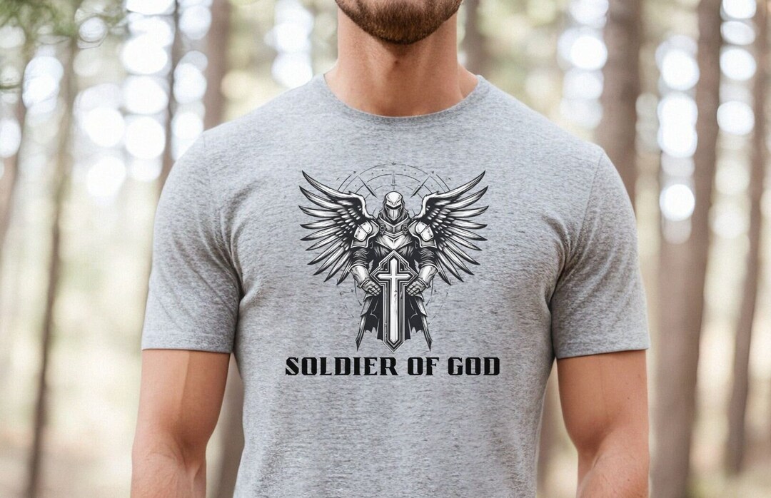 Enlisted in the Army of God Tshirt, Army of God Tshirt, God's Soldier Shirt, Special Forces for ...