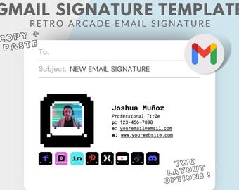 Gmail Email Signature Template | Clickable Email Signature | Professional Email Signature ...