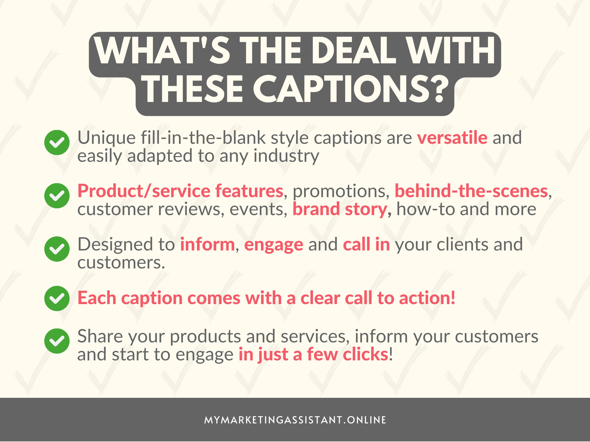 24 Strategic Social Media Captions for Coaches | Caption Templates ...
