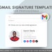Gmail Email Signature Template | Clickable Email Signature ...