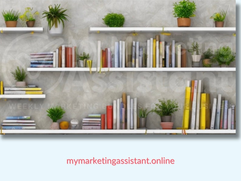 Bookshelf Zoom Background for Home Office | Virtual Meeting Background ...