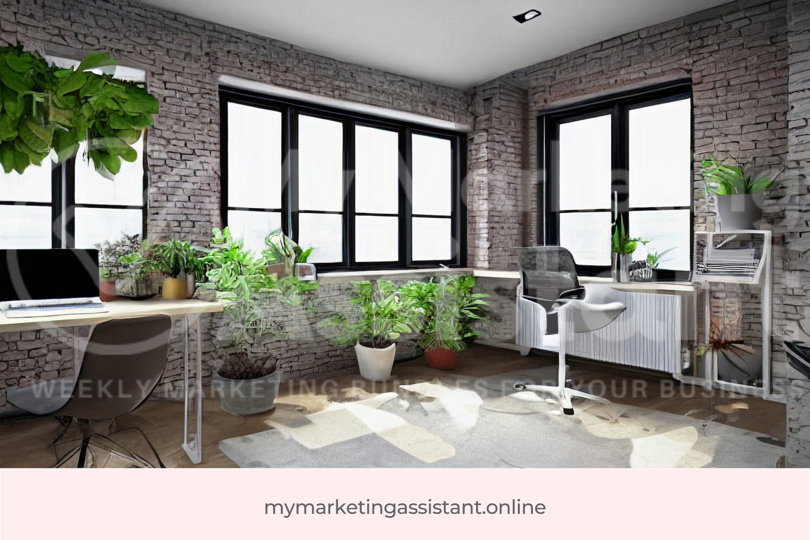 Virtual Background | Zoom Background for Home Office | Virtual Office ...