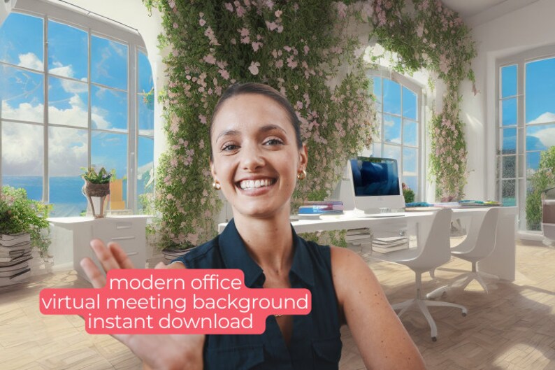 Virtual Background Zoom Background for Home Office Virtual - Etsy