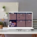 Halloween Retro Desktop Wallpaper Organizer With 5 Different - Etsy